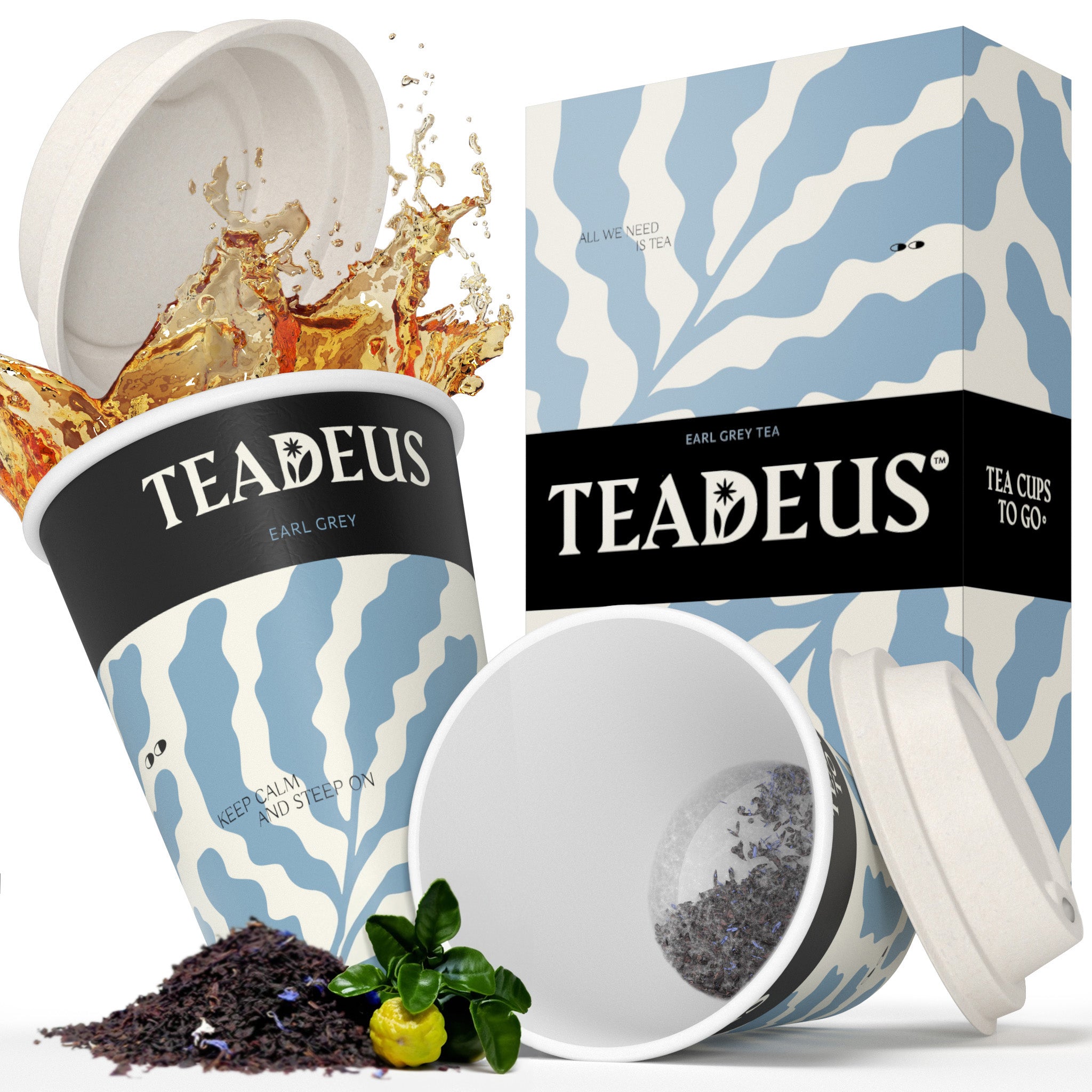 Earl Grey Tea Cups to Go